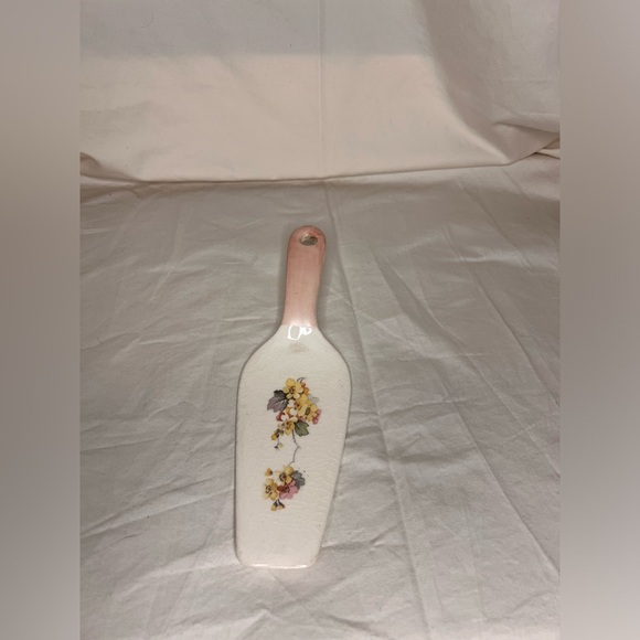 Kitchen | Vintage Porcelain Cakepie Server Pinkley | Poshmark